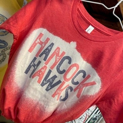 Bleached HANCOCK HAWKS | Get Stitched and Printed